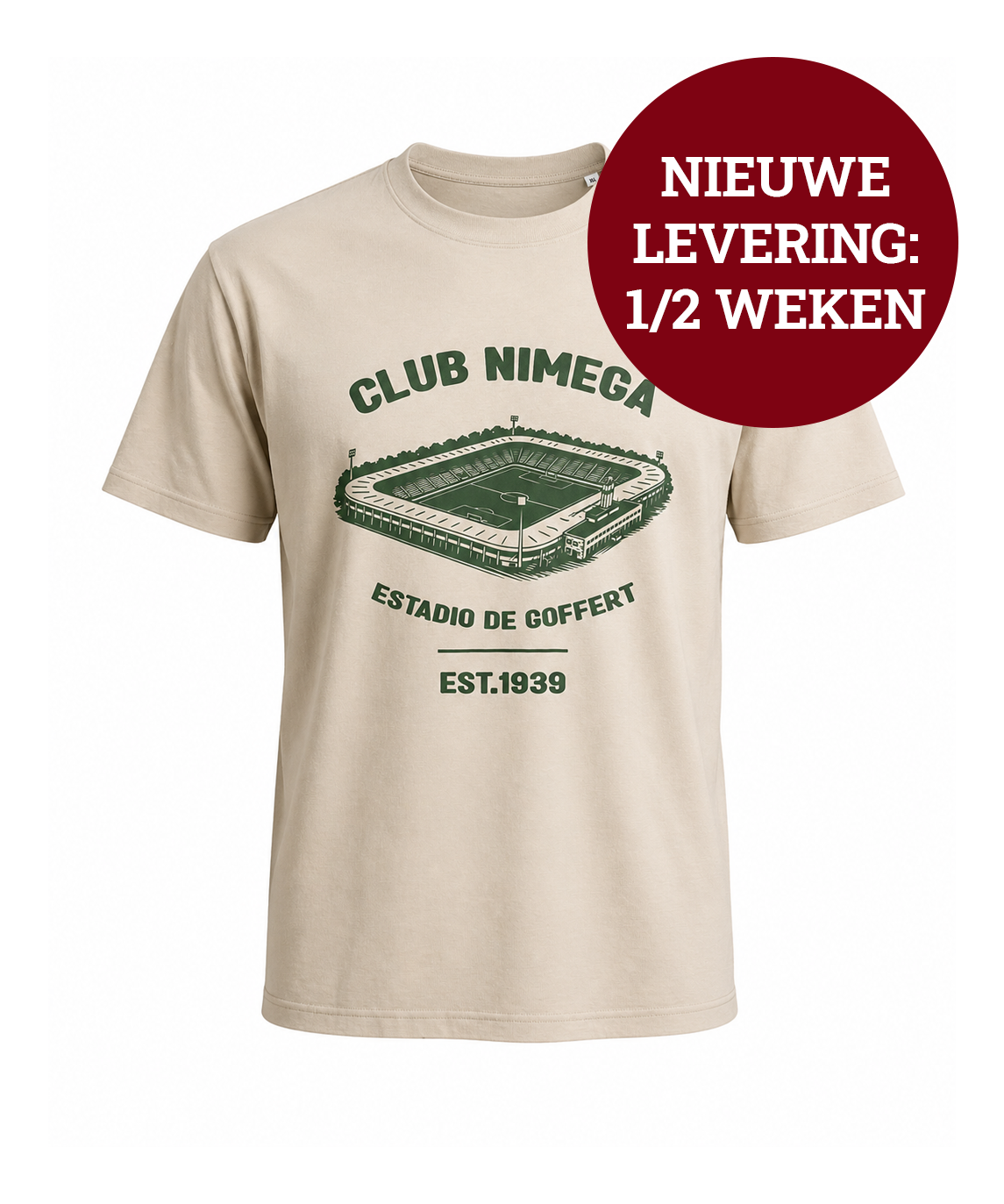 Nijmegen - Estadio De Goffert - T-shirt - Desert Dust