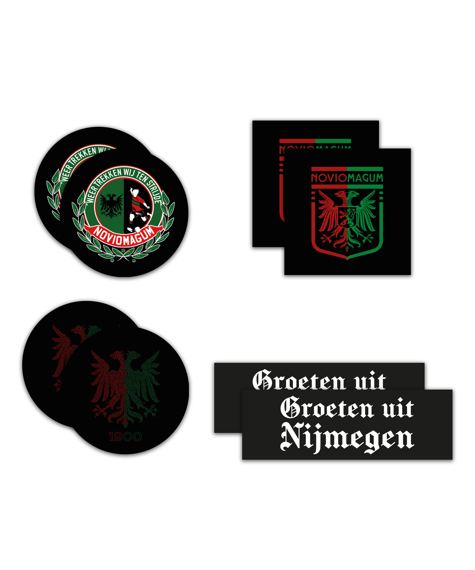 ILOVENIJMEGEN - Stickerpakket - Nec - 8 Stuks